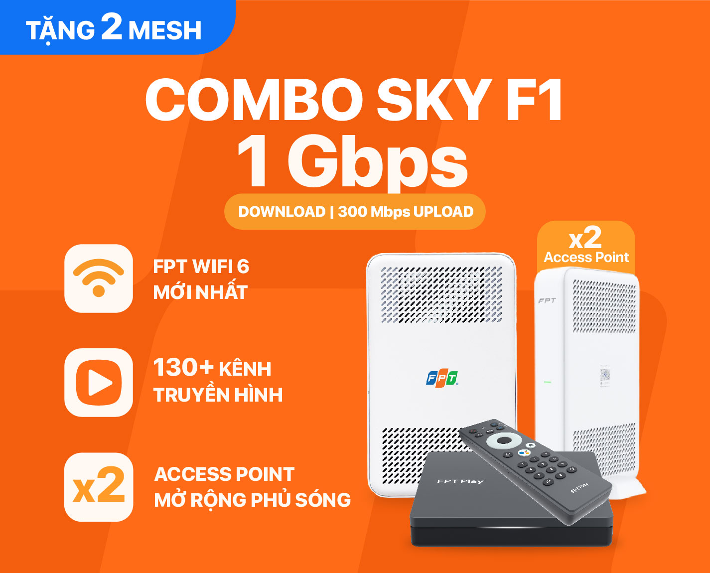 Bảng Giá Combo Internet FPT - Các Gói Mạng Wifi 6 Mới Nhất