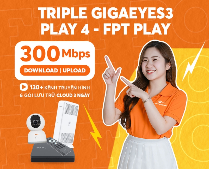 Triple GigaEyes3 Play4 - FPT Play
